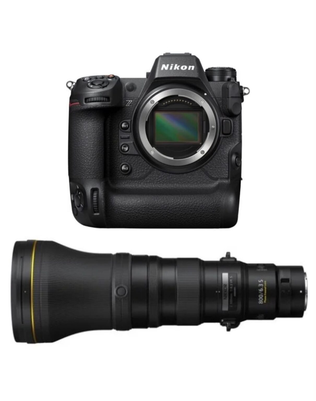 Nikon Z9 Mirrorless Camera Body With Nikon Z 800mm f/6.3 VR S Lens ...